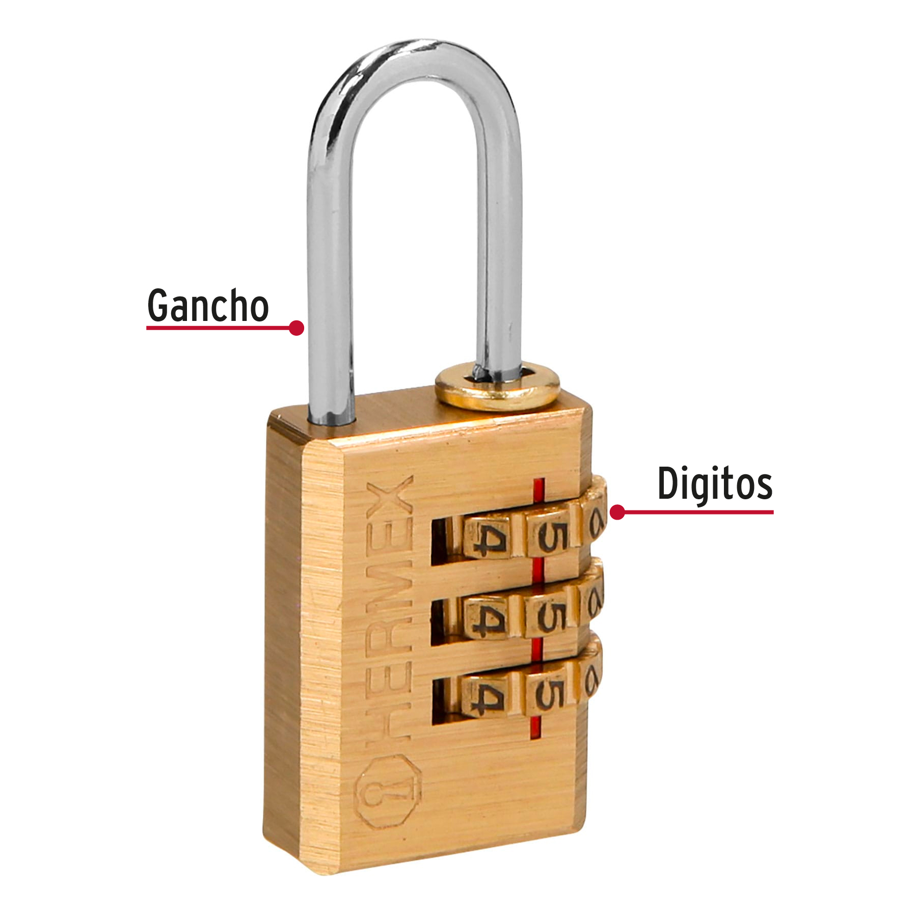 CANDADO DE SEGURIDAD CON CLAVE DE 20 MM – HER43346